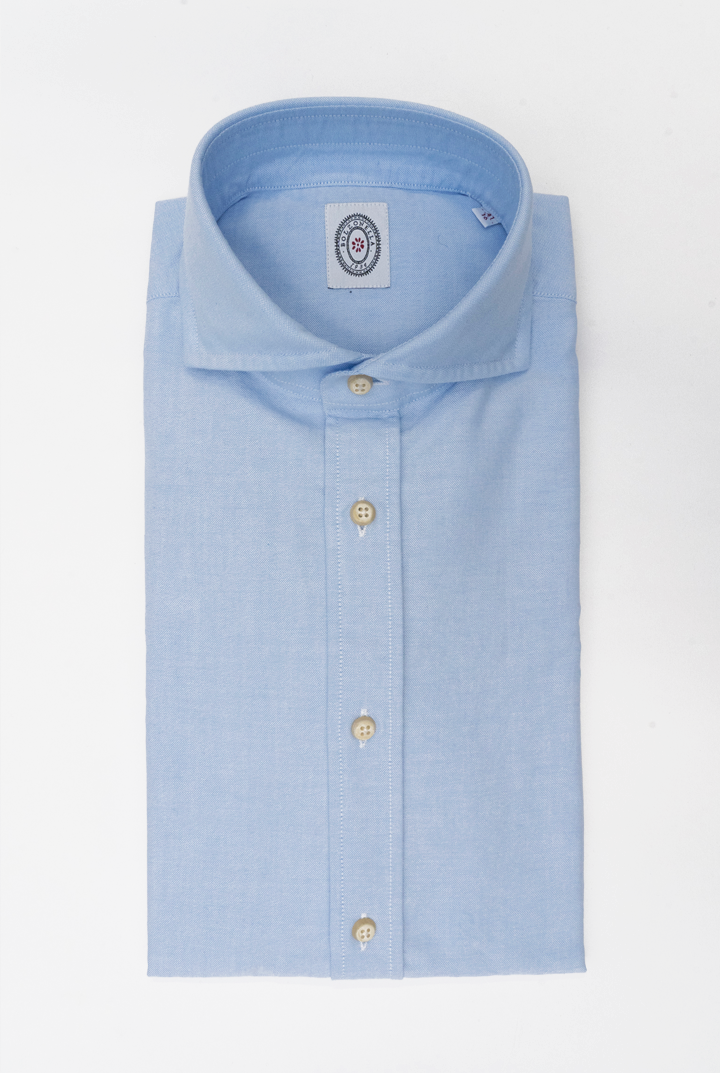 Bolzonella Shirt in White Denim – Modesto Bertotto
